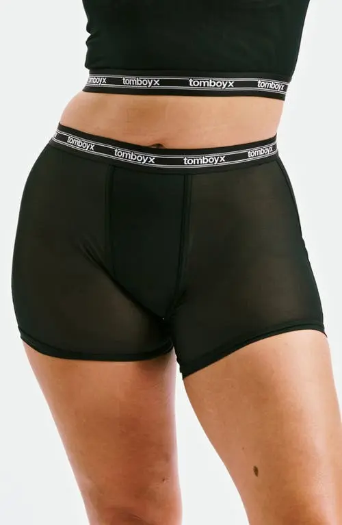 TOMBOYX Powermesh Boxer Briefs - Black