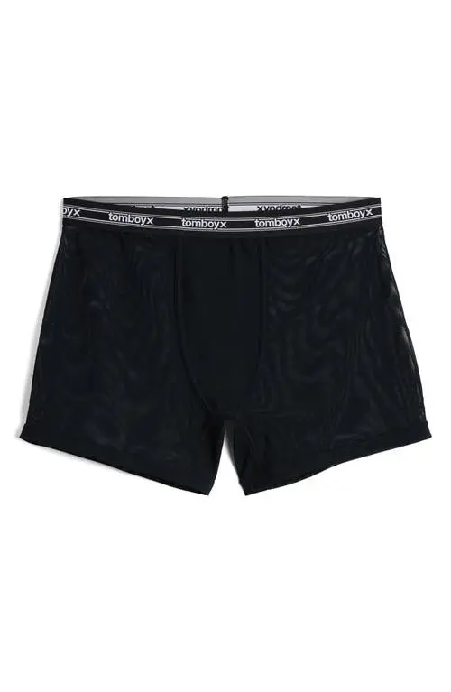 TOMBOYX Powermesh Boxer Briefs - Black