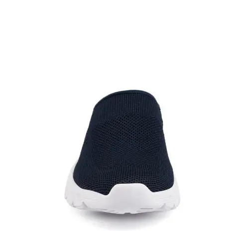 URBN SPORT BY JSLIDES Carla Knit Sneaker Mule - Navy