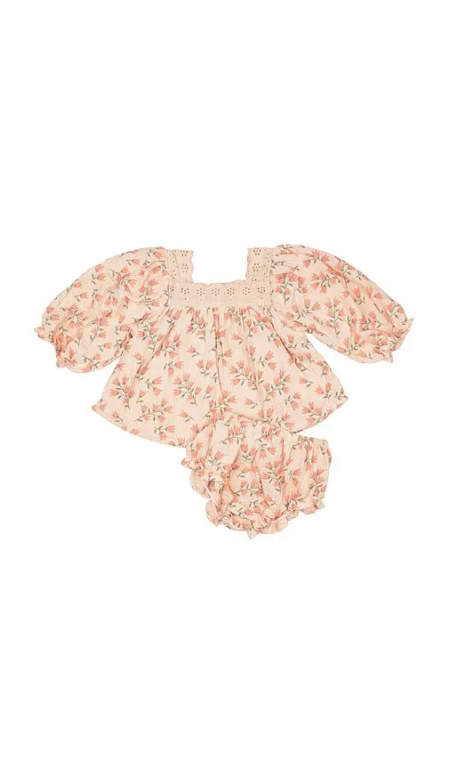 WILD WAWA Ciel Set In Pink - Dainty Flowers