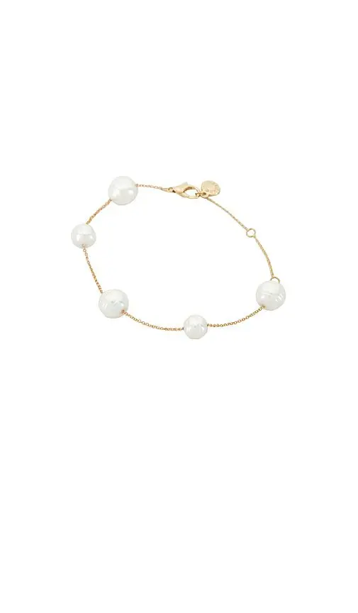 Baublebar Madeline Bracelet - Pearl & Gold