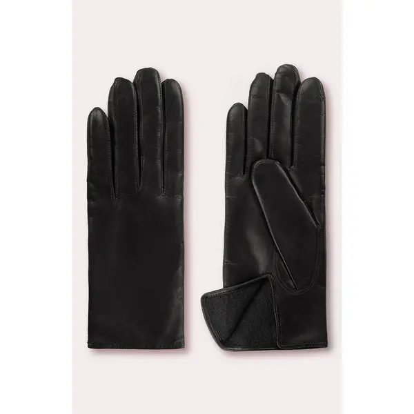SEYMOURE Classic Kelly Leather Gloves - Black