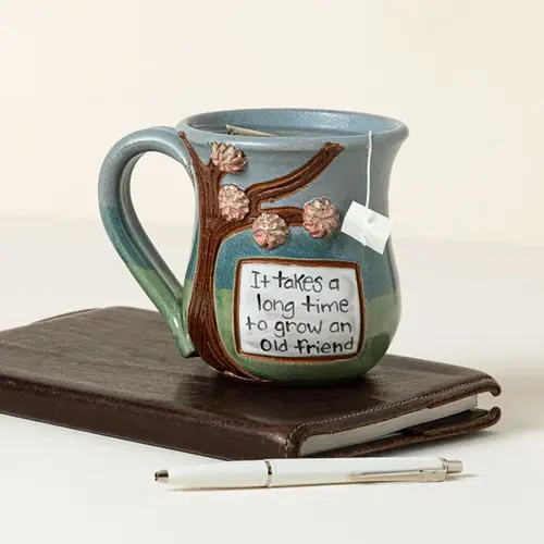 UNCOMMON GOODS Old Friends Mug Mudworks Pottery - Multi