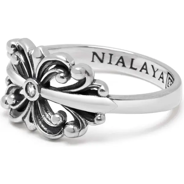 NIALAYA Bloom Ring - Silver