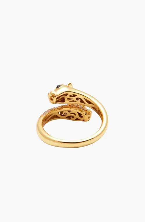 NIALAYA JEWELRY Twisted Panther Ring - Gold