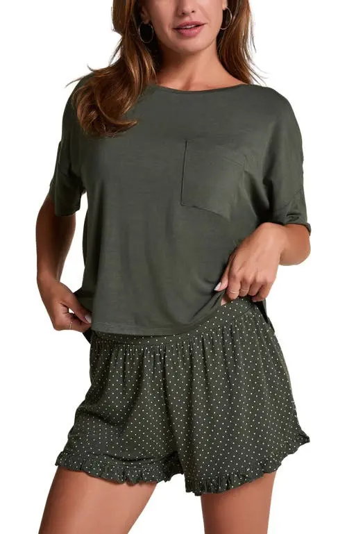Hunkemoller Jersey Pyjama Set - Green