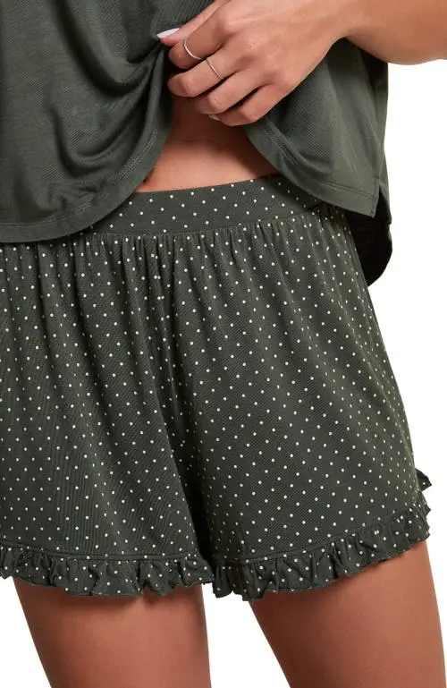 Hunkemoller Jersey Pyjama Set - Green