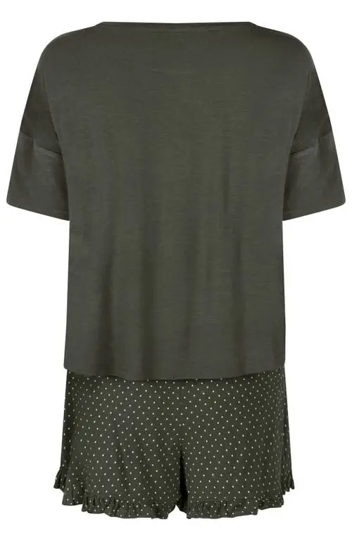 Hunkemoller Jersey Pyjama Set - Green