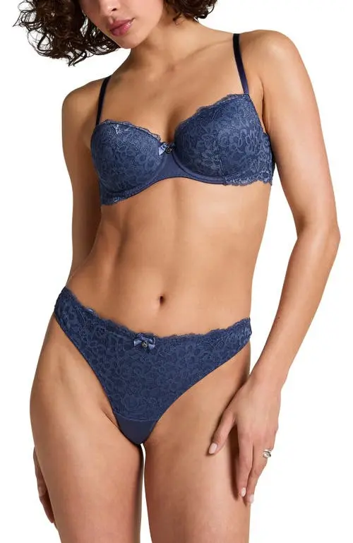 Hunkemoller Marine Padded Underwired Bra