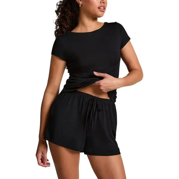 Hunkemoller Pyjama Set Jersey - Black