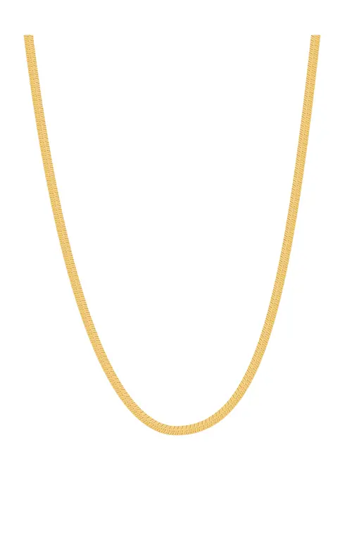 NIALAYA JEWELRY Snake Chain Necklace - Gold