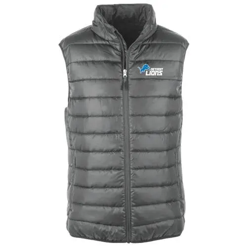DUNBROOKE Detroit Lions Alberta Puffer Vest