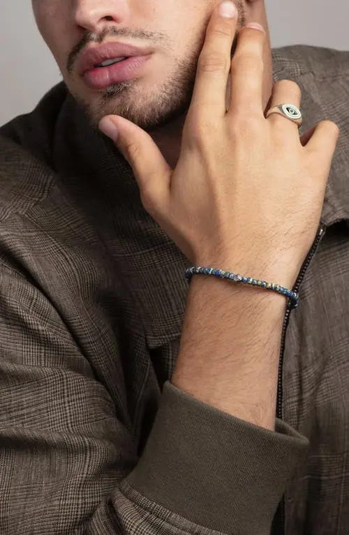 NIALAYA JEWELRY Lapis Lazuli Miyuki Bead Bracelet