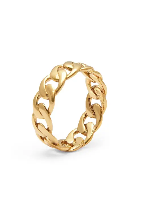 NIALAYA JEWELRY Chain Ring - Gold