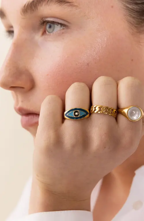 NIALAYA JEWELRY Chain Ring - Gold