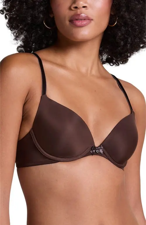 Hunkemoller Plunge Padded Underwired Bra - Brown