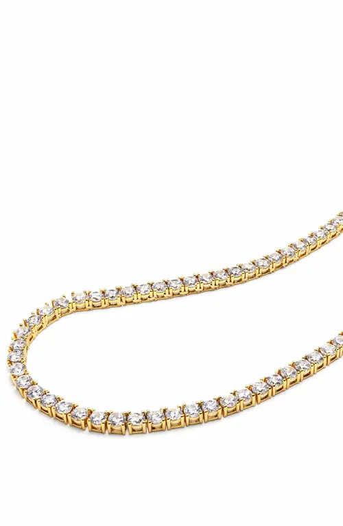 NIALAYA JEWELRY Tennis Choker Necklace - Gold