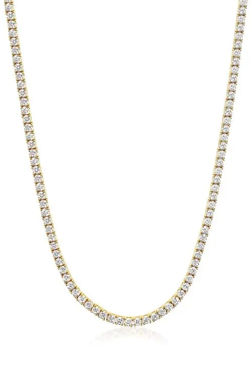 NIALAYA JEWELRY Tennis Choker Necklace - Gold