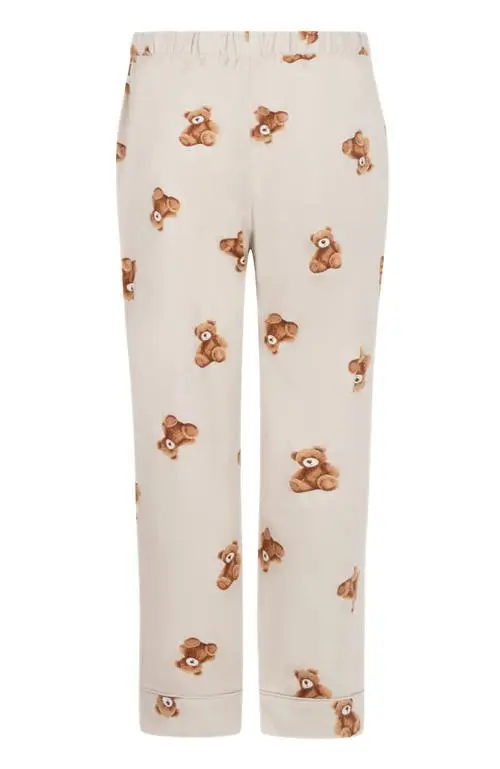Hunkemoller Pant Flannel Straight Bear