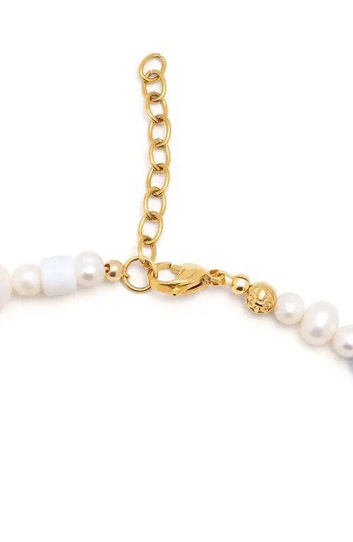 NIALAYA Pearl And Glass Bead Necklace