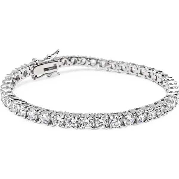 NIALAYA Tennis Bracelet - Silver