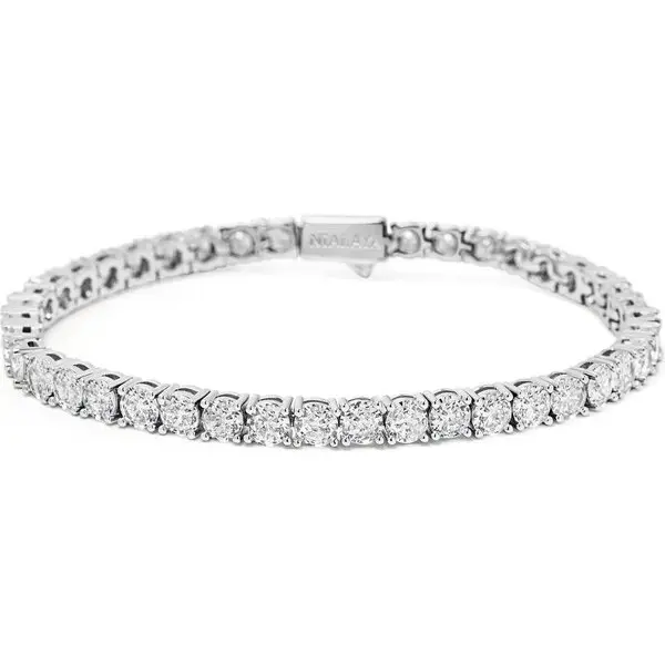 NIALAYA JEWELRY Tennis Bracelet - Silver