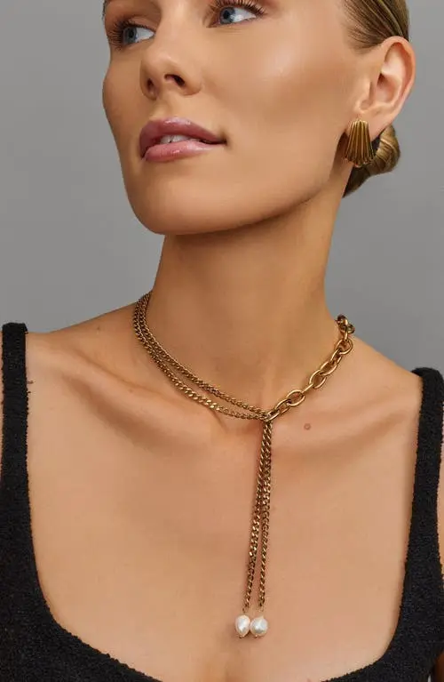 NIALAYA Transformer Pearl Necklace