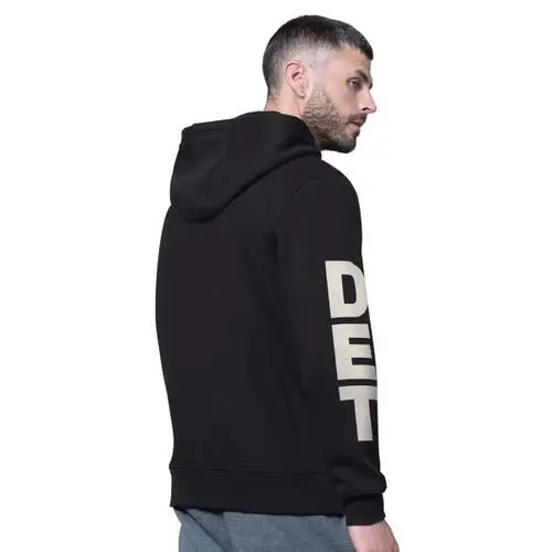 STARTER Detroit Lions Handoff Fleece Hoodie - Black