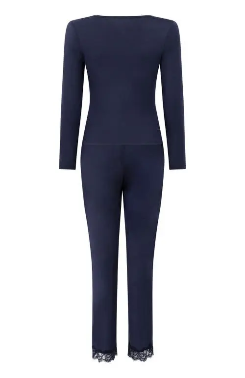 Hunkemoller Pajama Set - Blue