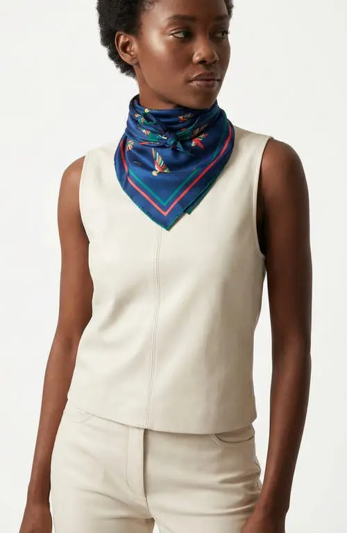 JESSIE ZHAO NEW YORK Sky Parade Double Sided Silk Scarf
