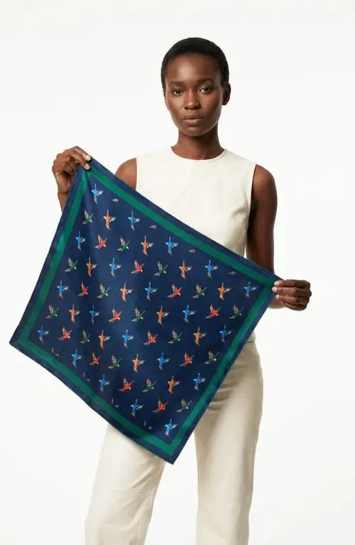 JESSIE ZHAO NEW YORK Freedom Wings Double Sided Silk Scarf