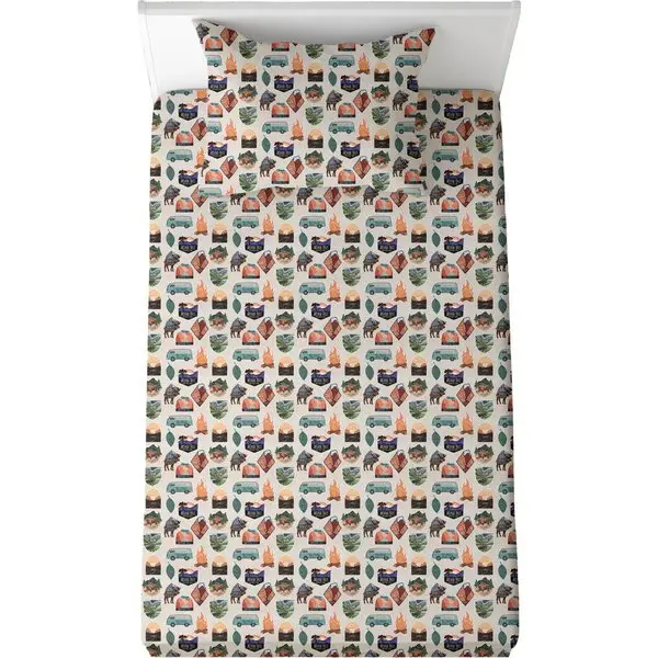 FLETCH Tiny Traveler Twin Sheet Set
