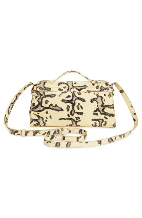 Proenza Schouler Tate Snakeskin Embossed Clutch - Resin Multi