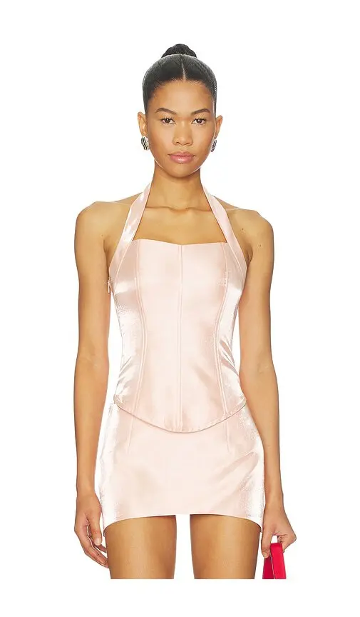 KIM SHUI Halter Top - Pink