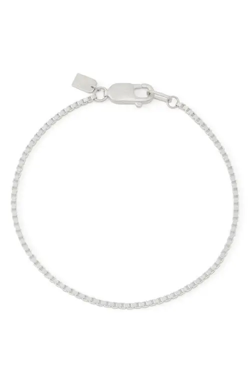 ALLSAINTS Leor Chain Link Bracelet - Warm Silver