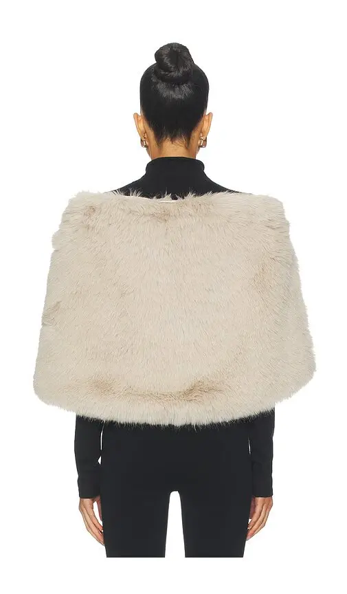 UNREAL FUR Yasmine Wrap In Tan