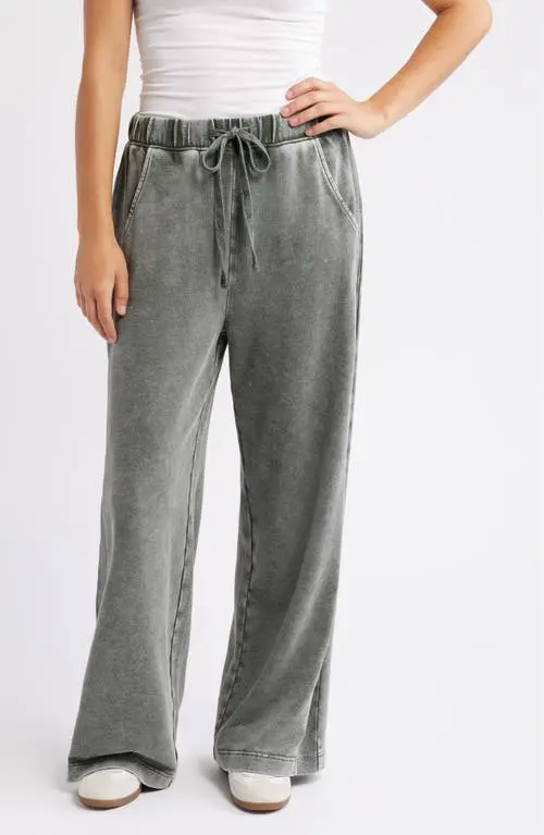 CITY BLUES Side Stripe Lounge Pants - Spruce