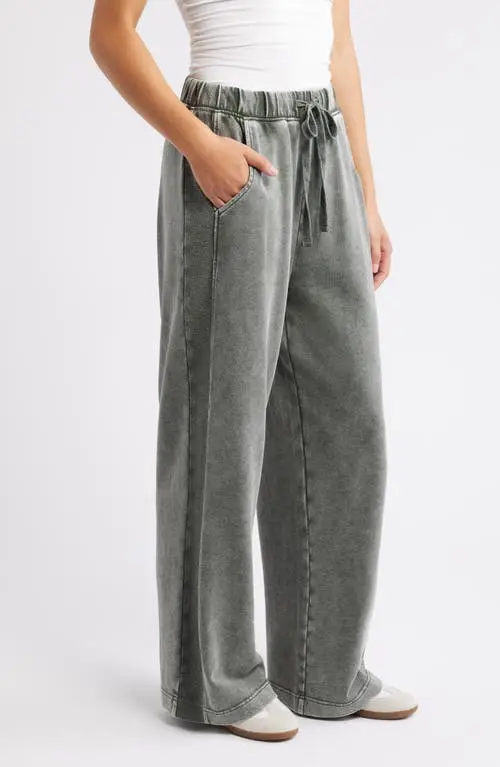 CITY BLUES Side Stripe Lounge Pants - Spruce