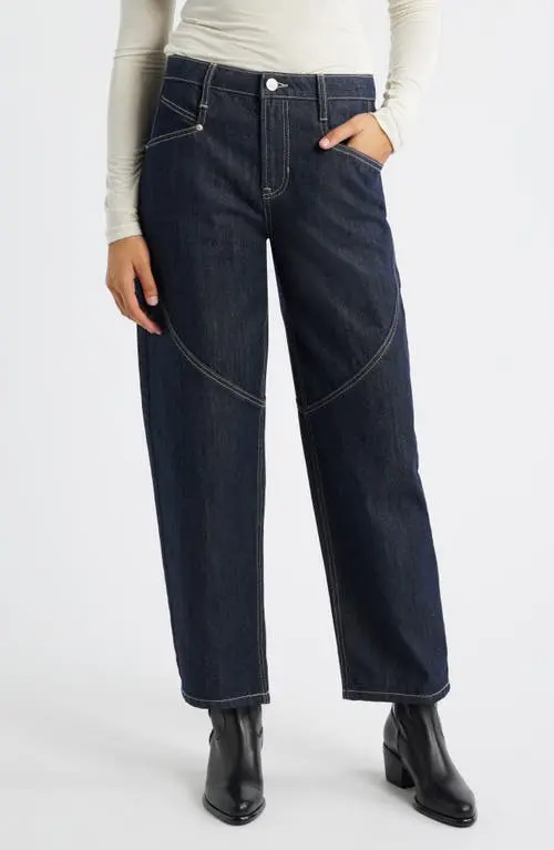 CITY BLUES High Waist Crescent Leg Jeans