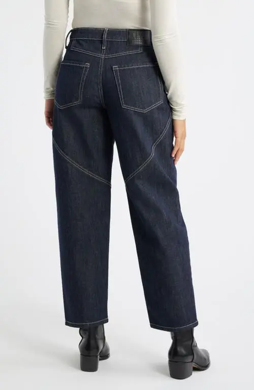 CITY BLUES High Waist Crescent Leg Jeans