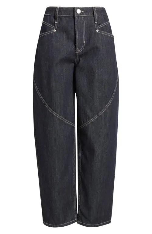 CITY BLUES High Waist Crescent Leg Jeans