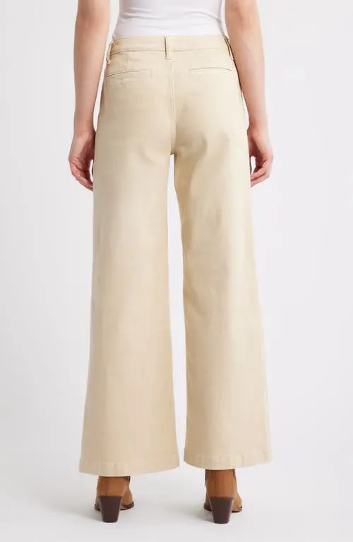 CITY BLUES Wide Leg Trouser Jeans - Biscotti