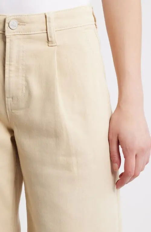 CITY BLUES Wide Leg Trouser Jeans - Biscotti