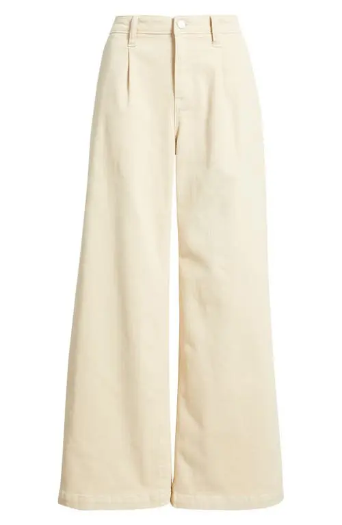 CITY BLUES Wide Leg Trouser Jeans - Biscotti