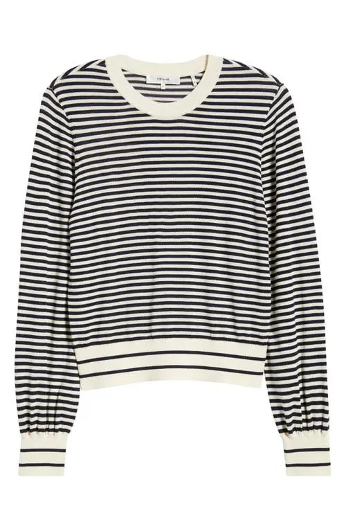 FRAME Stripe Knit Sweater - Cream Multi