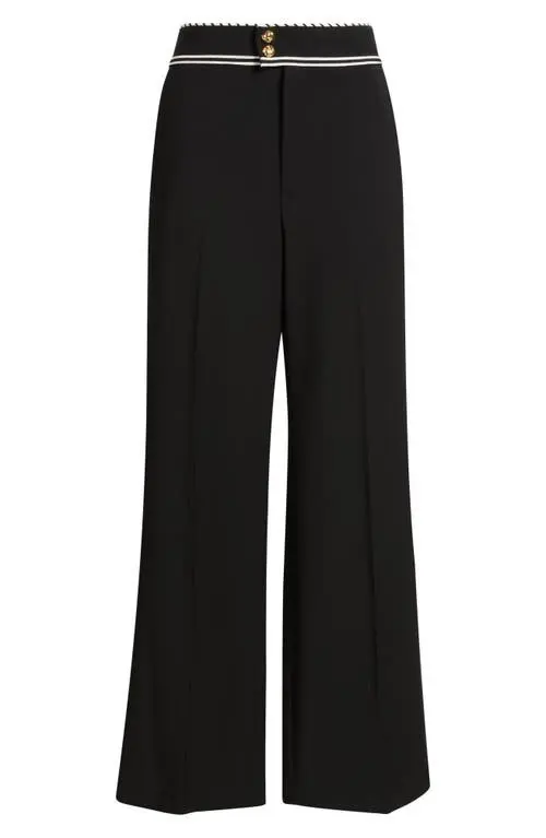 FRAME Prim Contrast Piping Pants