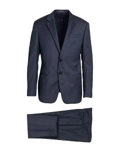 Emporio Armani Suit Size Virgin Wool, Elastane - Navy