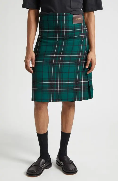JW Anderson Plaid Wool Kilt