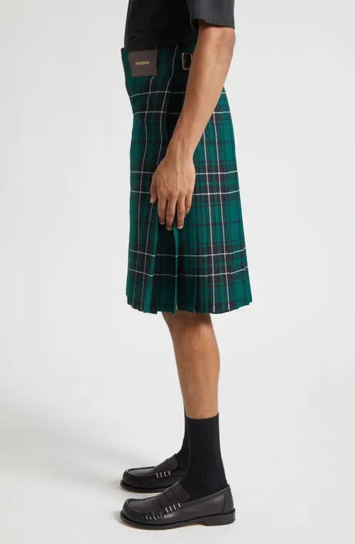 JW Anderson Plaid Wool Kilt