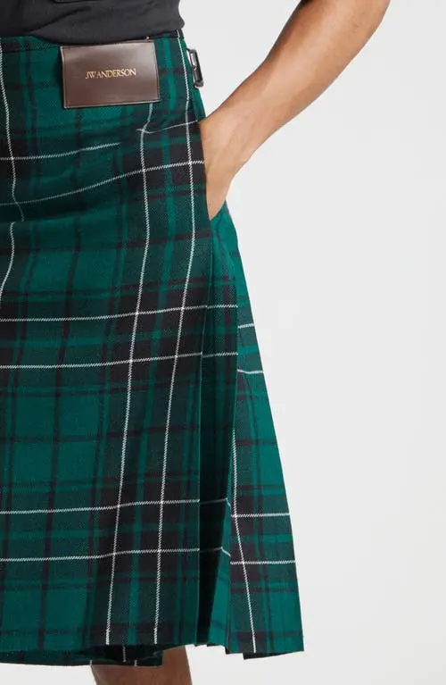 JW Anderson Plaid Wool Kilt